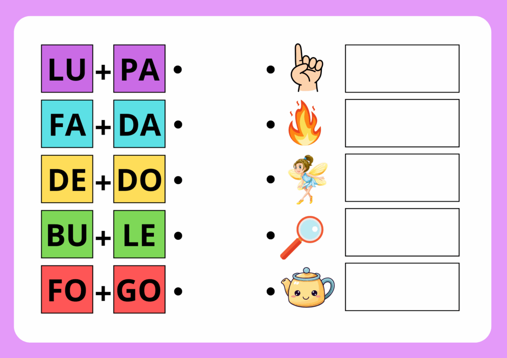 JUNTANDO SÍLABAS » Despertar Pedagógico
